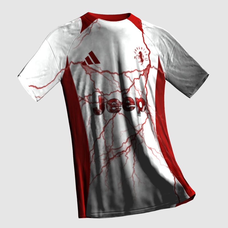 Red thunder juventus jersey - FIFA Kit Creator Showcase
