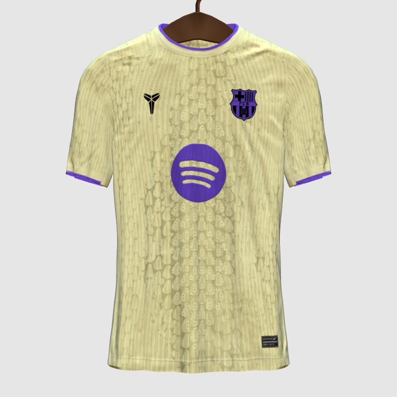 Barcelona x Mamba x Nike 25/26 Away Kit Concept - FIFA Kit Creator Showcase