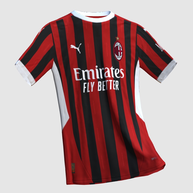 AC MILAN 2024-25 HOME KIT - FIFA Kit Creator Showcase