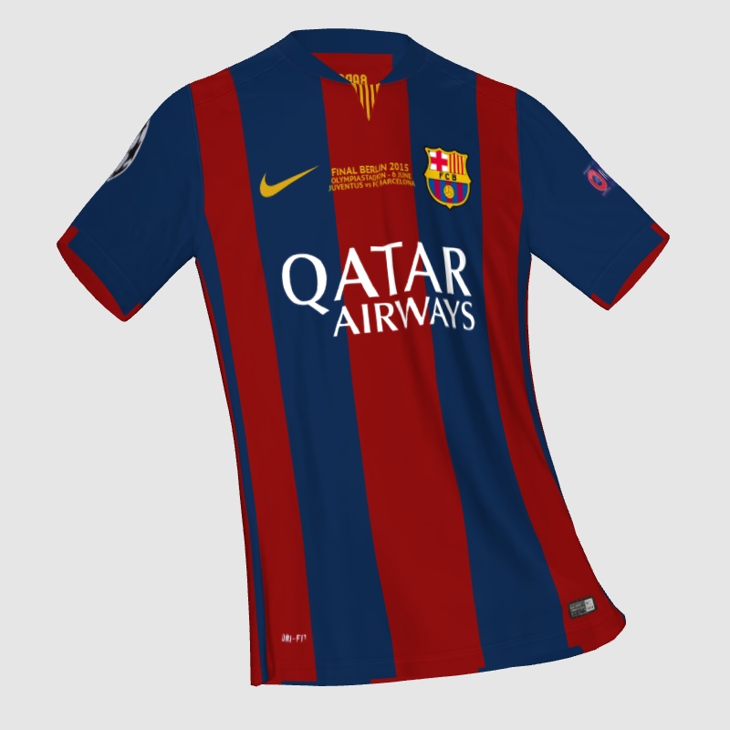 FC Barcelona 2014-15 UCL Final Kit - FIFA Kit Creator Showcase