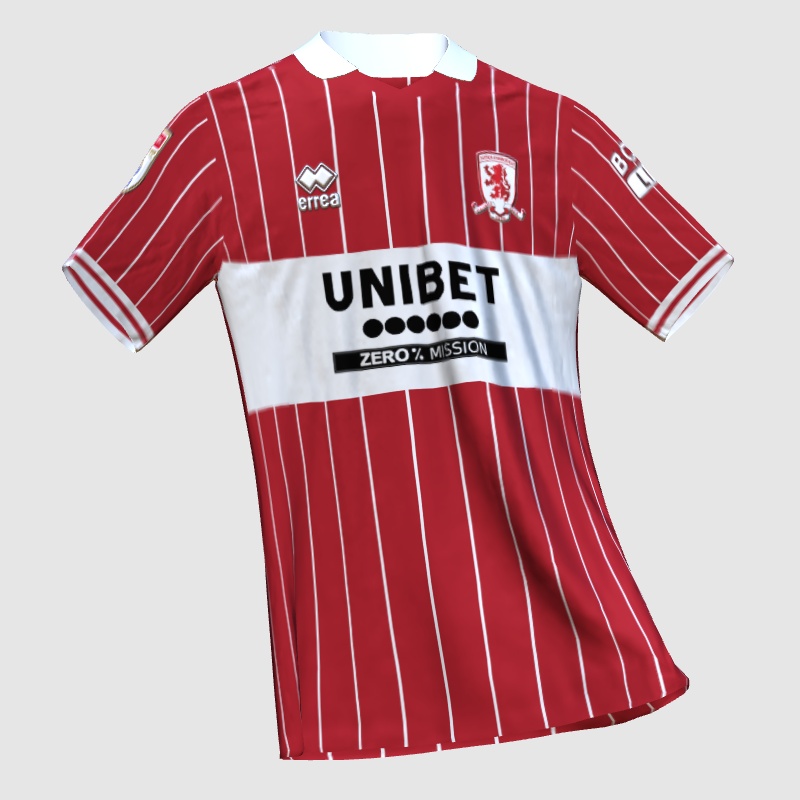 Middlesbrough x Errea Concept (1) Home Kit (25/26) - FIFA Kit Creator ...