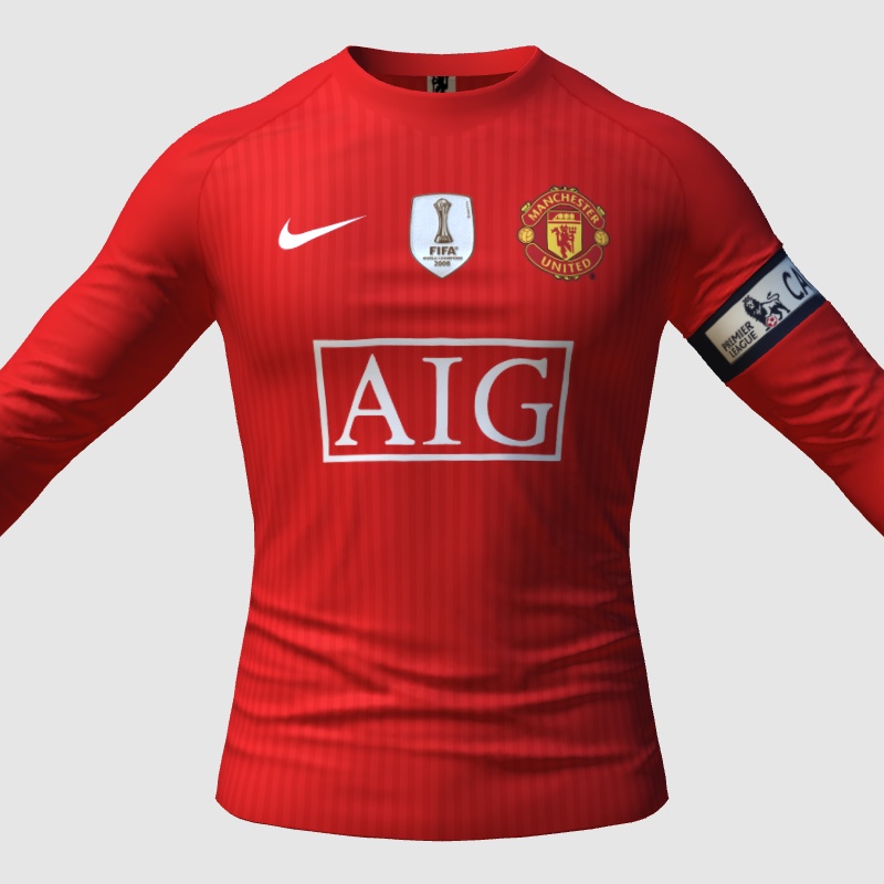 Manchester United 08/09 Home - FIFA Kit Creator Showcase