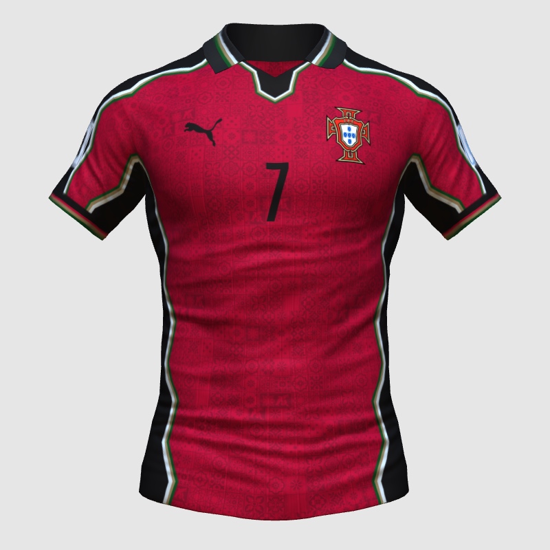 Portugal X Puma 2026 WC Home Kit Concept - FIFA Kit Creator Showcase