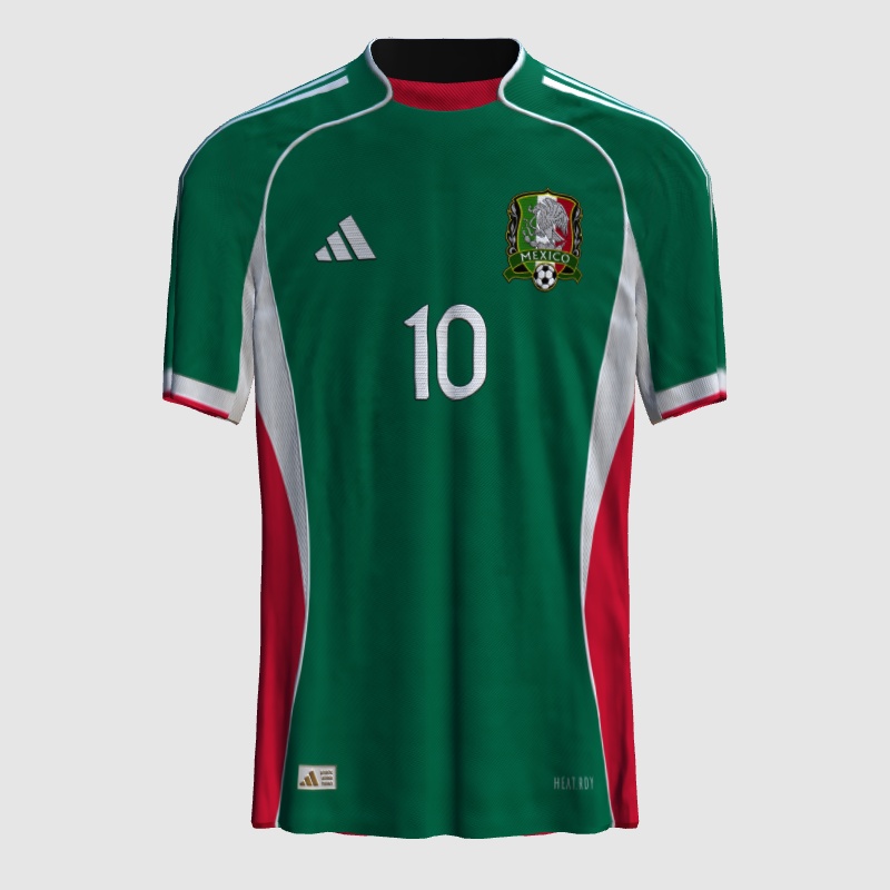 Mexico (NEW LOGO) Home Kit Concept - FIFA Kit Creator Showcase