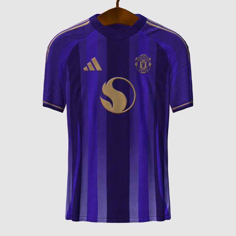 Man Utd x Adidas Purple Stripes Concept - FIFA Kit Creator Showcase