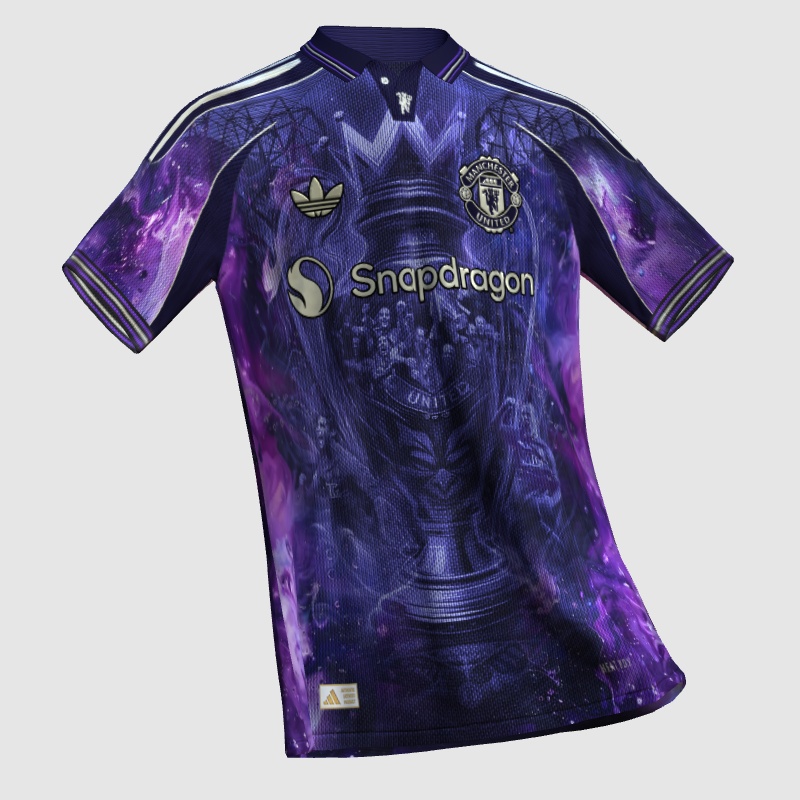 Adidas Manchester United Purple Third - FIFA Kit Creator Showcase