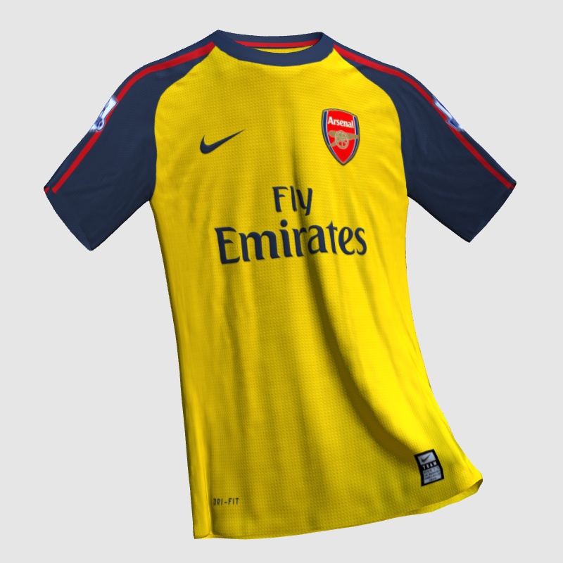 Arsenal 2008 away kit - FIFA Kit Creator Showcase