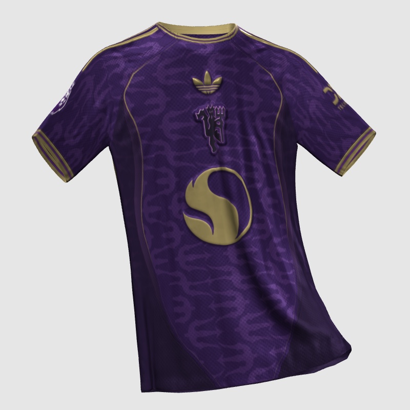 MUN Purple Third 25/26 - FIFA Kit Creator Showcase