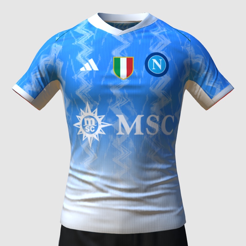 Adidas x Napoli Home kit 25/26 - FIFA Kit Creator Showcase