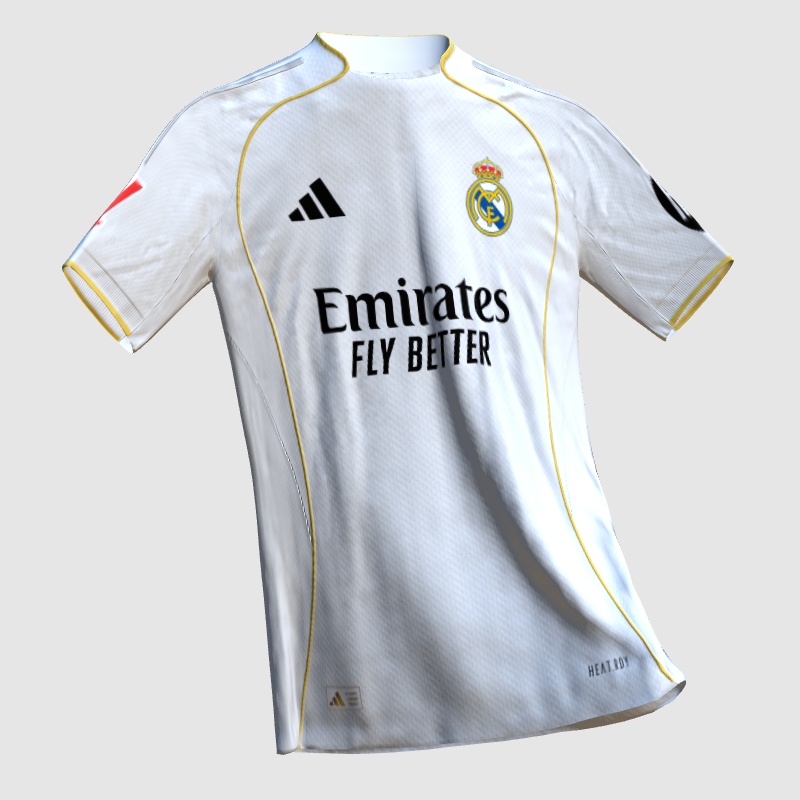 Real Madrid 25/26 Home Kit - FIFA Kit Creator Showcase