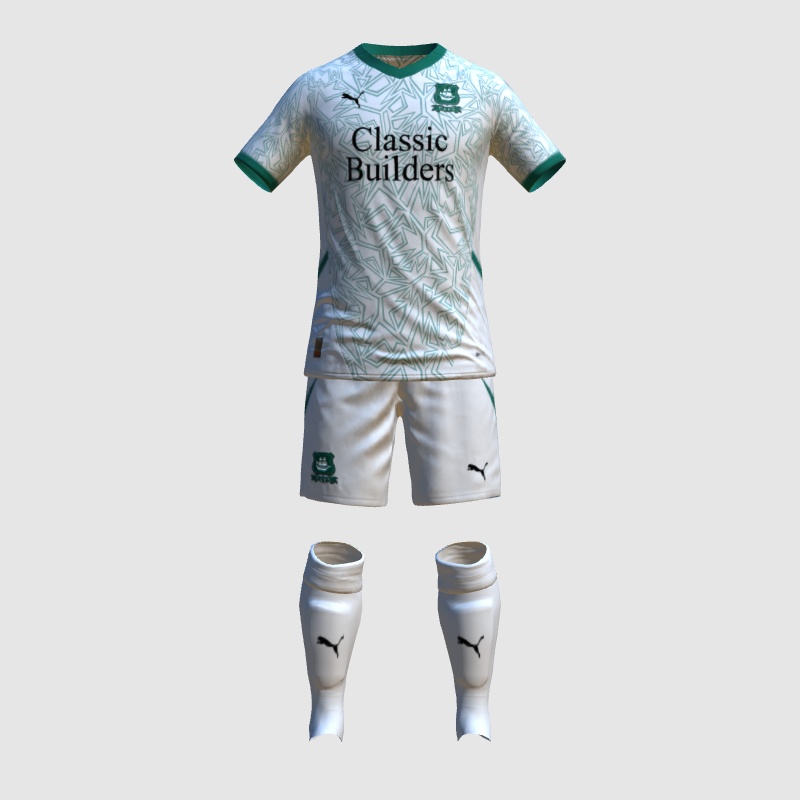 Plymouth Argyle Away Kit Concept - FIFA Kit Creator Showcase