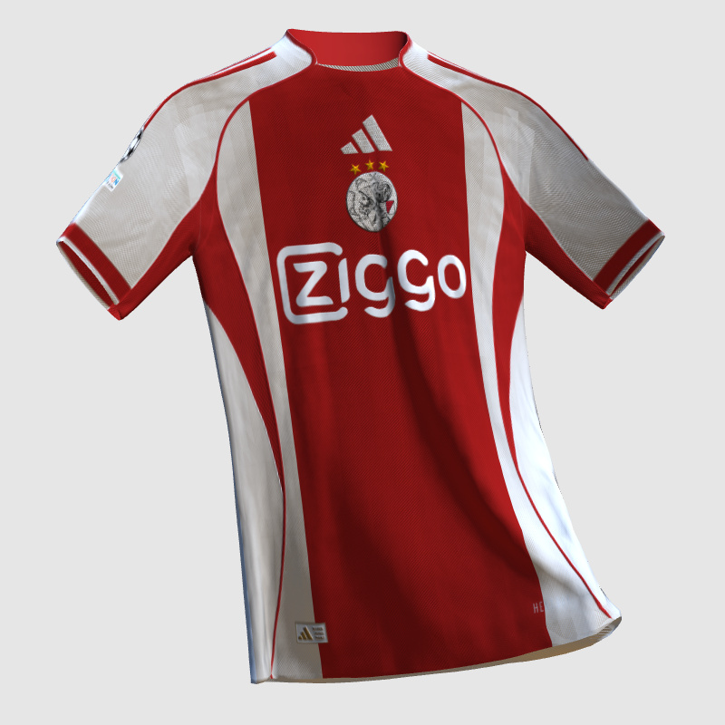 Ajax 2025/26 Home Concept - FIFA Kit Creator Showcase