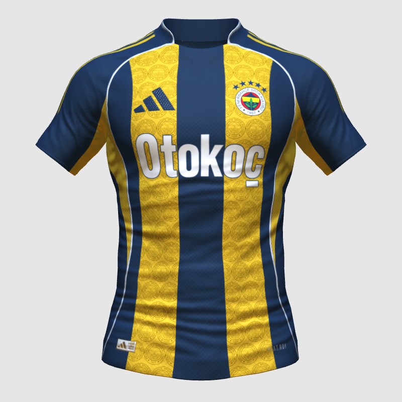 Fenerbahçe X Adidas 2026 Home Kit Concept COMP V2 - FIFA Kit Creator ...