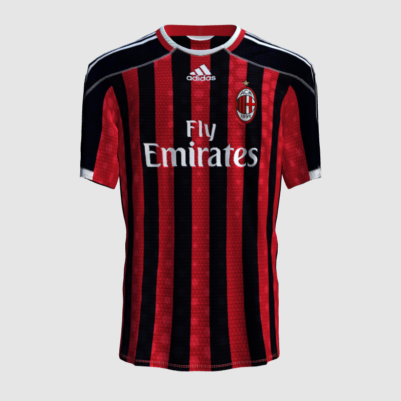 Ac Milan x Adidas home kit - FIFA Kit Creator Showcase