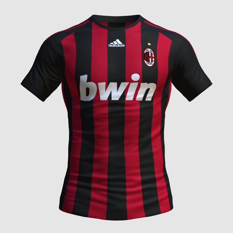 AC Milan 2008-09 home - FIFA Kit Creator Showcase