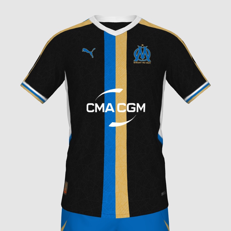 Olympique De Marseille Third Concept Kit - FIFA Kit Creator Showcase