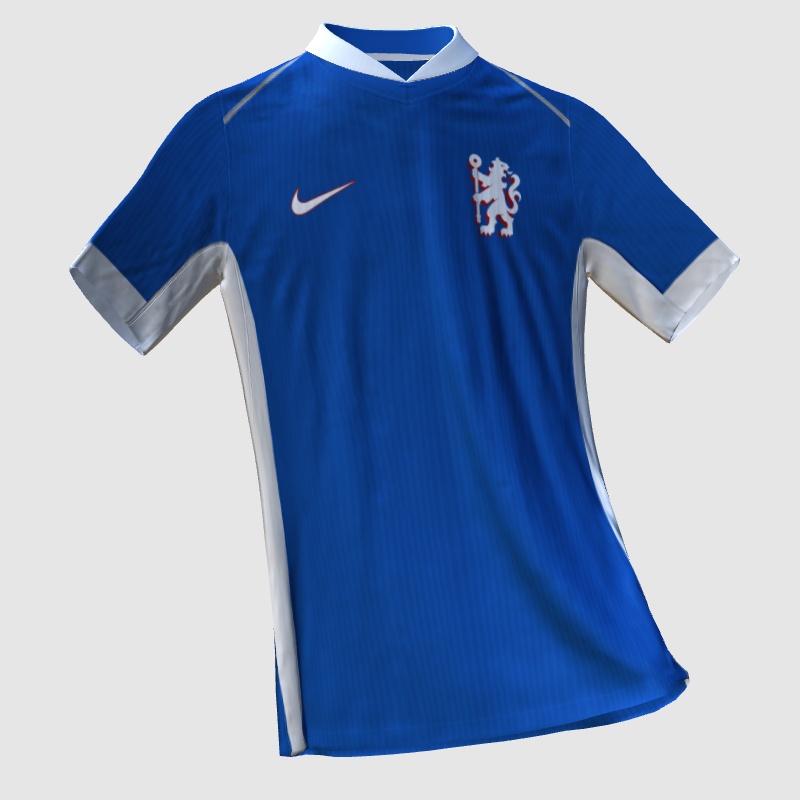 Chelsea FC predicted home kit 25/26 - FIFA Kit Creator Showcase