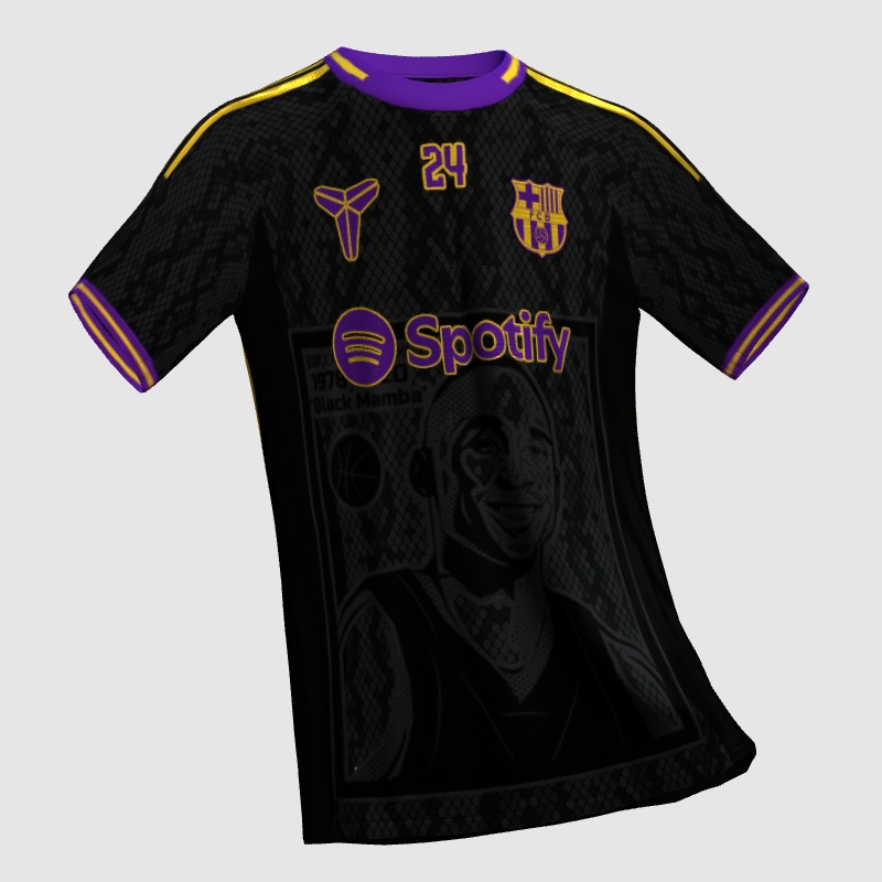 Fc Barcelona X Kobe Bryant "Black Mamba" Special - FIFA Kit Creator Showcase