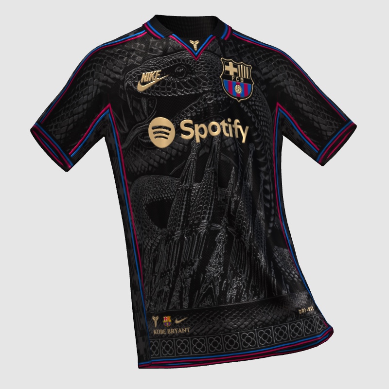 🏆 FC Barcelona Nike “Sagrada Black Mamba” Kit 🏆 - FIFA Kit Creator Showcase