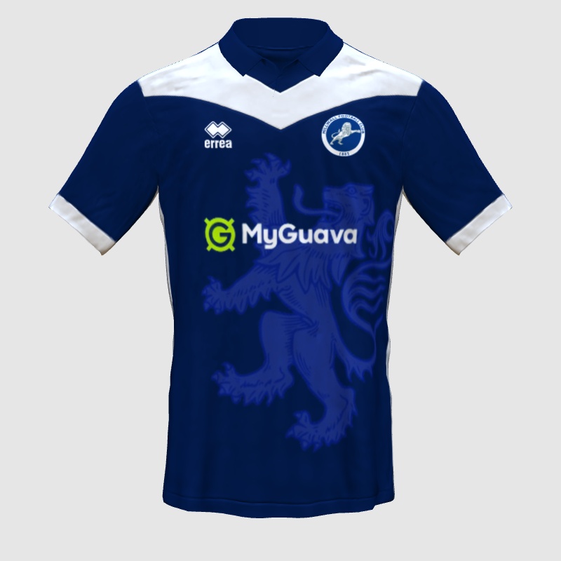 Millwall Home Shirt (Prediction) 25/26 - FIFA Kit Creator Showcase