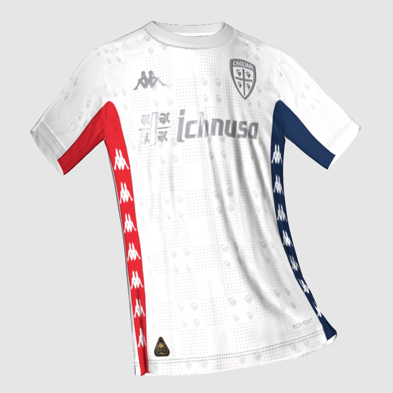 Kappa Cagliari away kit concept - FIFA Kit Creator Showcase