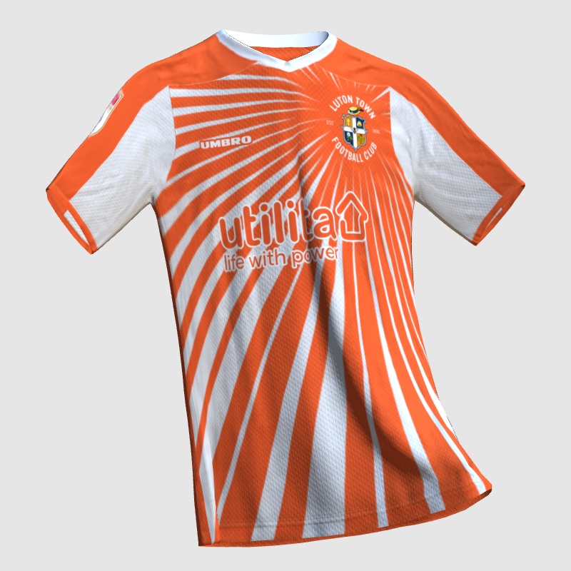 Luton Town Home 2025-26 Concept - FIFA Kit Creator Showcase
