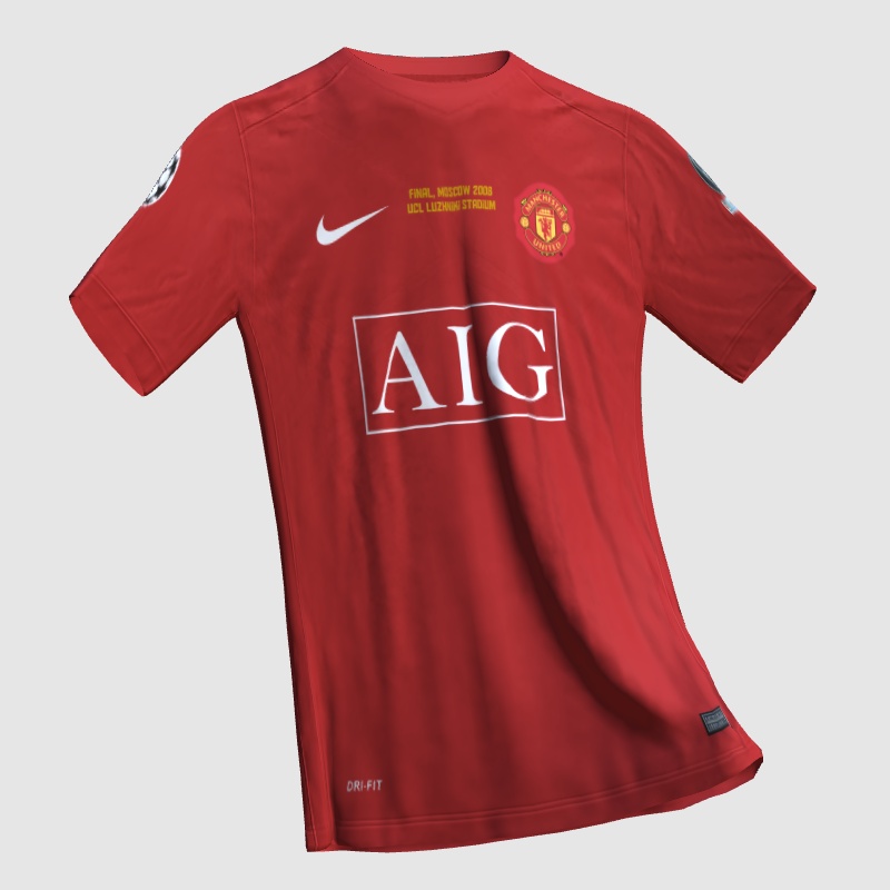 Remade 2008 man UTD home - FIFA Kit Creator Showcase