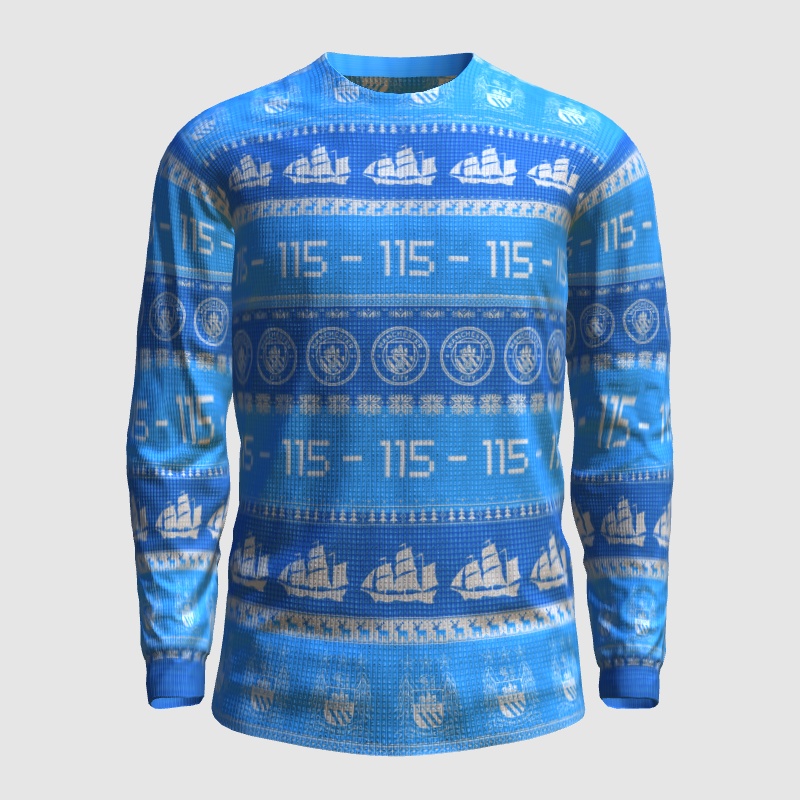 Man. City "115 Days of Christmas" Ugly Sweater /f - FIFA Kit Creator ...