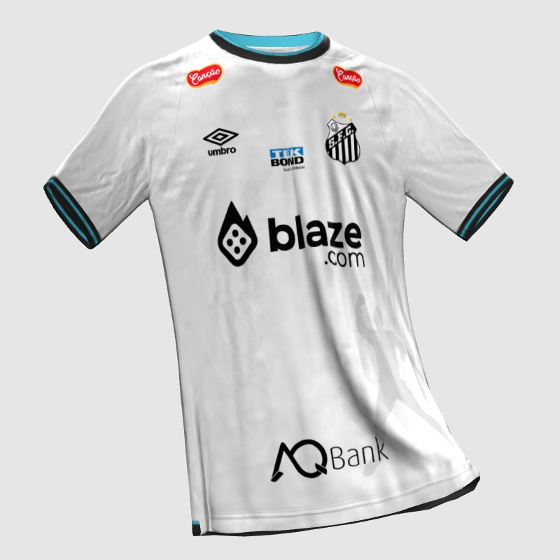 Santos FC x Umbro 2025 Concept - Home - FIFA Kit Creator Showcase