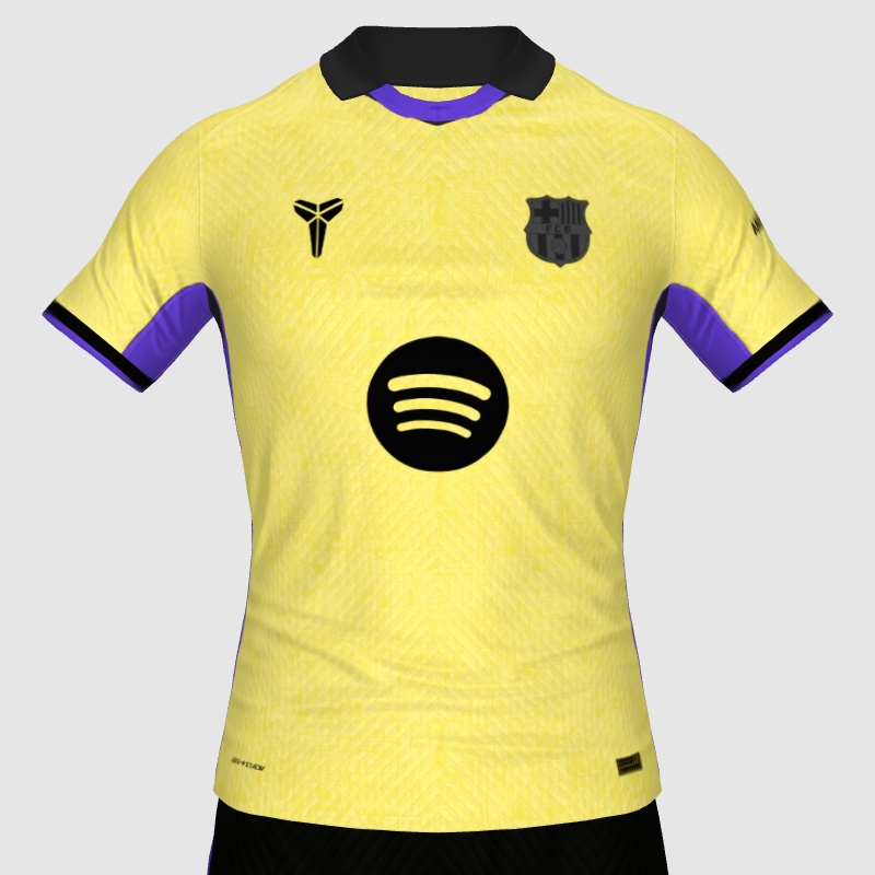 Fc Barcelona Mamba 2025-26 away kit - FIFA Kit Creator Showcase