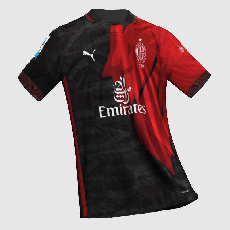 AC Milan Anniversary Kit "Diavolo" V2 - FIFA Kit Creator Showcase