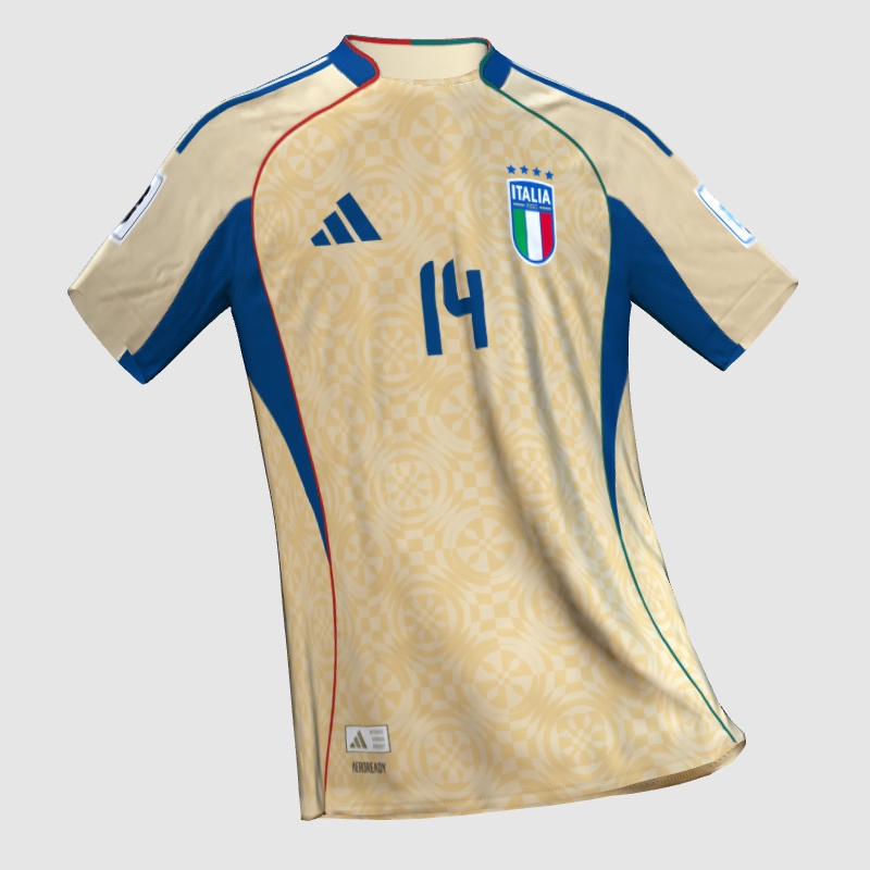 Italy 2026 WC Away Kit Concept - FIFA Kit Creator Showcase