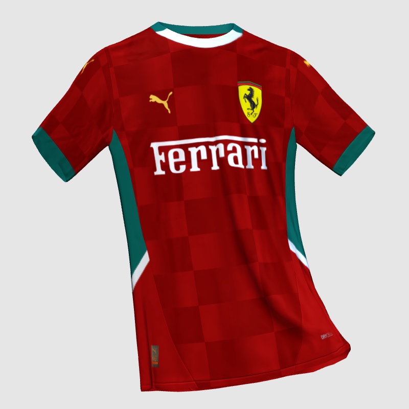 Ferrari 2025 Home Kit Concept What If? V2 - FIFA Kit Creator Showcase