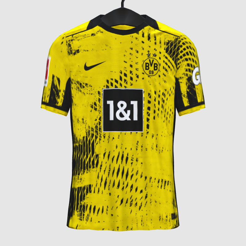 Borussia Dortmund x Nike 2025/26 home concept kit - FIFA Kit Creator ...