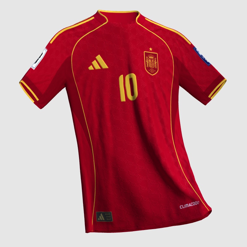 Spain Home Kit WC 2026 Concept - FIFA Kit Creator Showcase