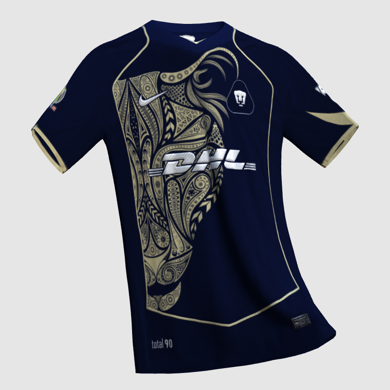 Pumas UNAM 25/26 Total 90 3rd Concept - FIFA Kit Creator Showcase
