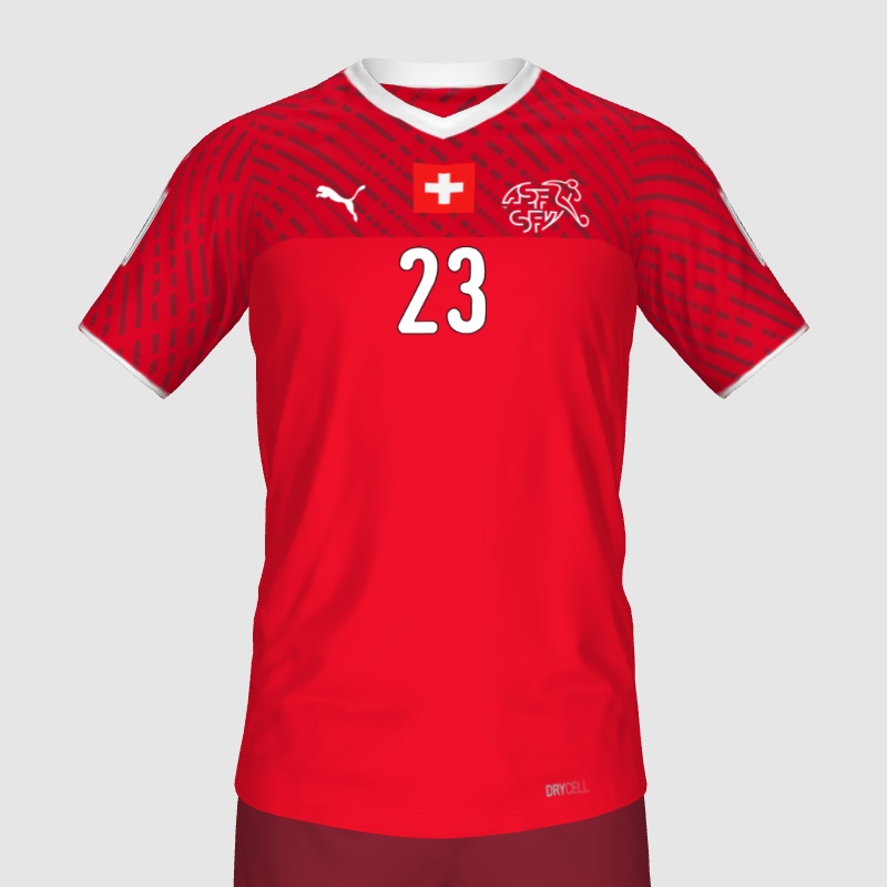Switzerland x Puma x 2026 World Cup Home Kit - FIFA Kit Creator Showcase