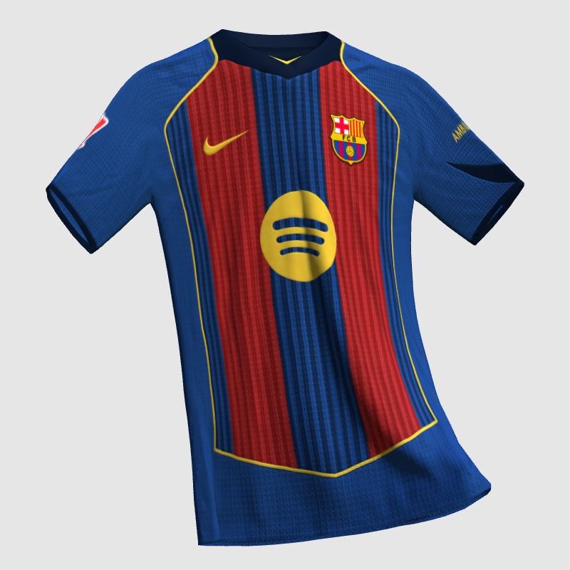 FC Barcelona concept home kit - FIFA Kit Creator Showcase