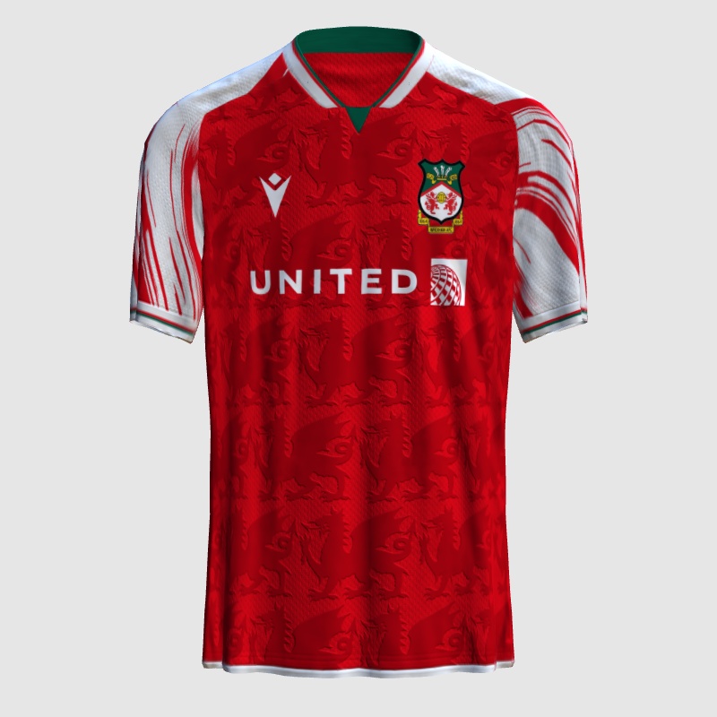 Wrexham 2025-26 Home Concept V2 - FIFA Kit Creator Showcase