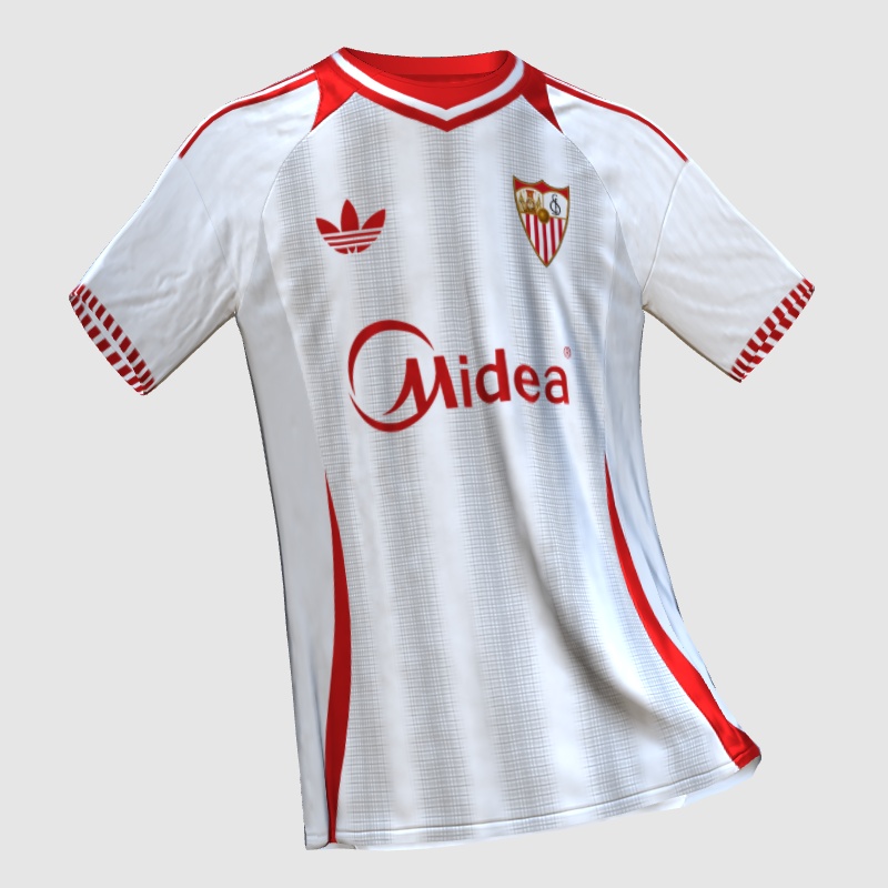 Sevilla FC - Adidas Trefoil Concept Home Kit 25-26 - FIFA Kit Creator ...