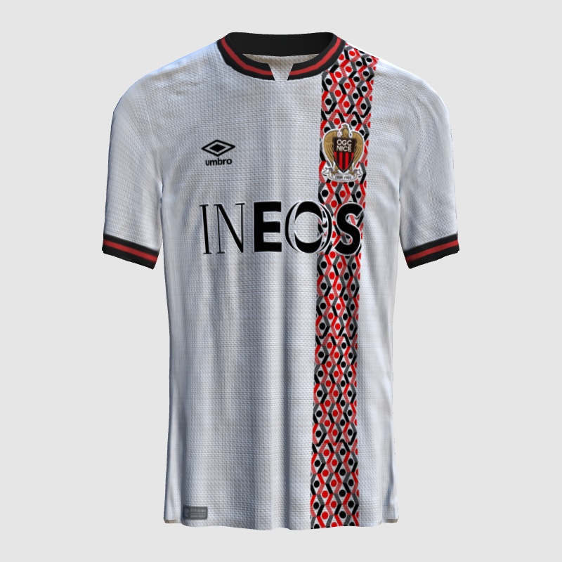 OGC Nice Away Kit 25/26 Concept By Umbro - FIFA Kit Creator Showcase