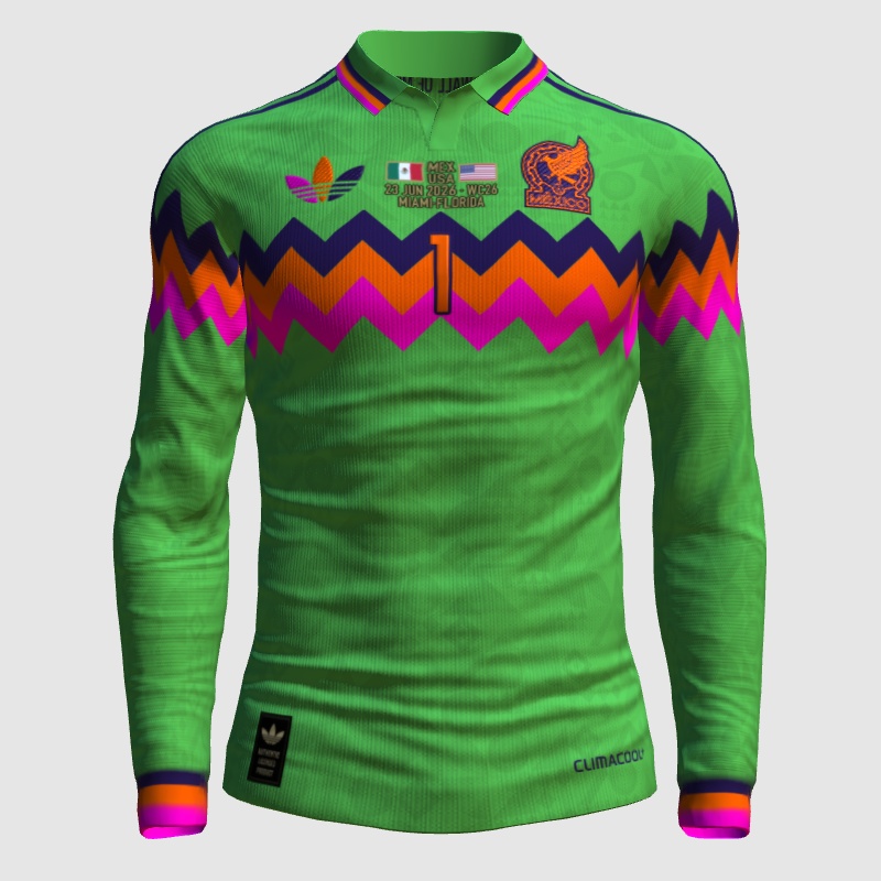 Mexico x Adidas / 2026 World Cup GK Concept - FIFA Kit Creator Showcase