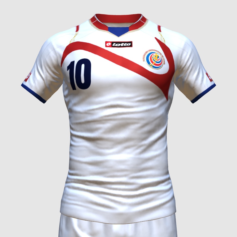 Costa Rica 2014 WC Away Kit - FIFA Kit Creator Showcase