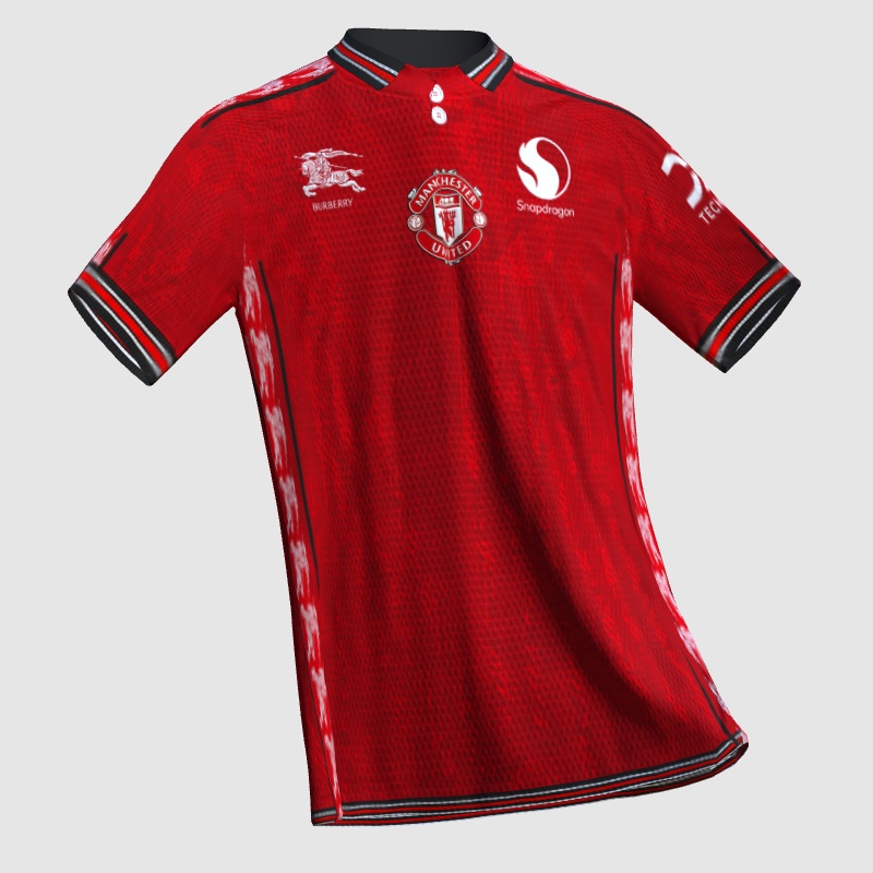 Man Utd x Burberry Home Concept Kit - FIFA Kit Creator Showcase