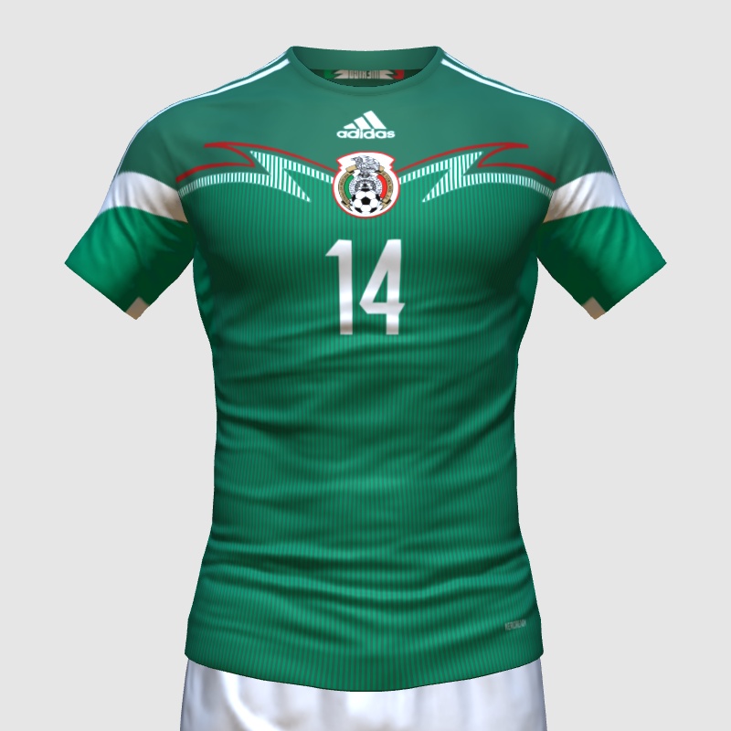 Mexico WC 2014 Home Kit - FIFA Kit Creator Showcase