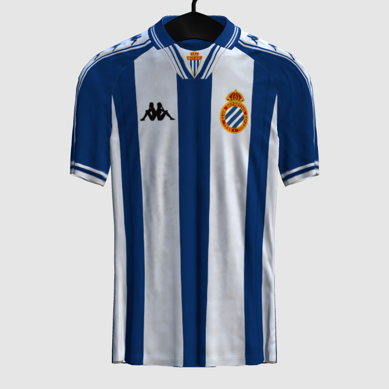 RCD Espanyol x Kappa Home Kit 25/26 - FIFA Kit Creator Showcase