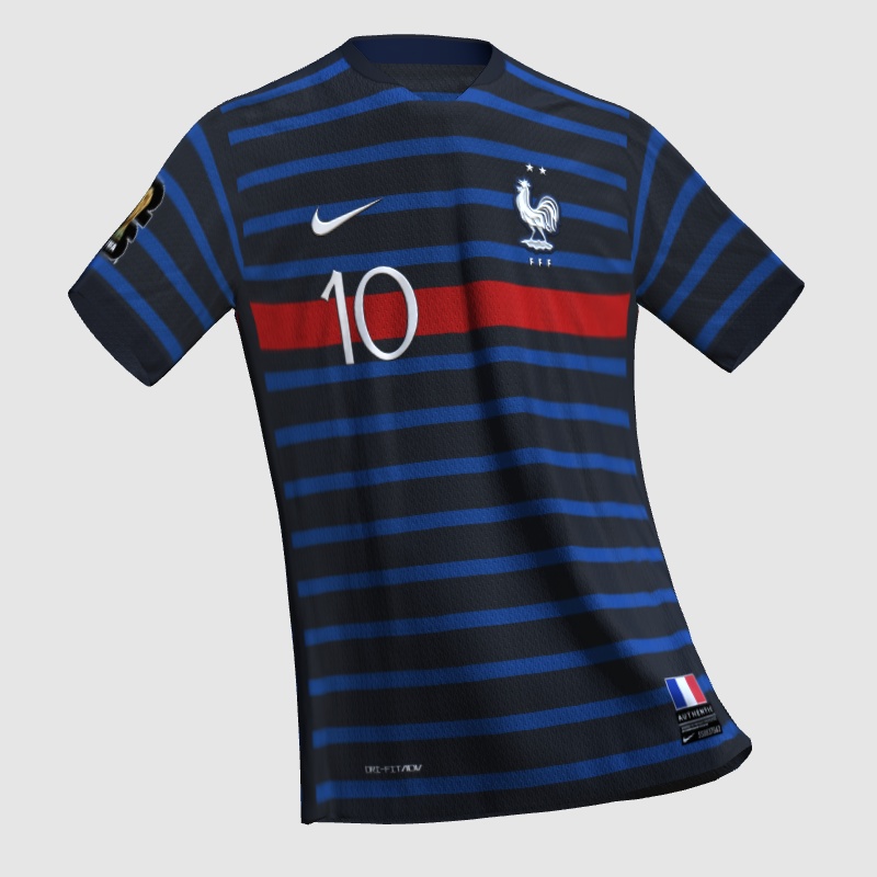 France (UPDATED) Home Kit concept World Cup 2026 - FIFA Kit Creator ...