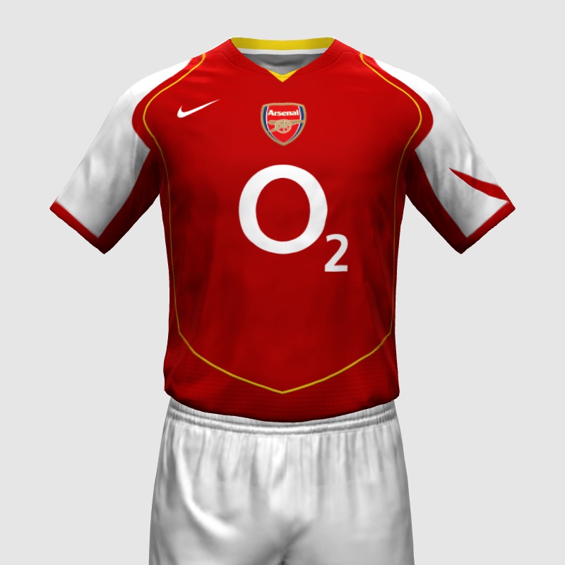 Arsenal 2004-2005 nike home kit - FIFA Kit Creator Showcase