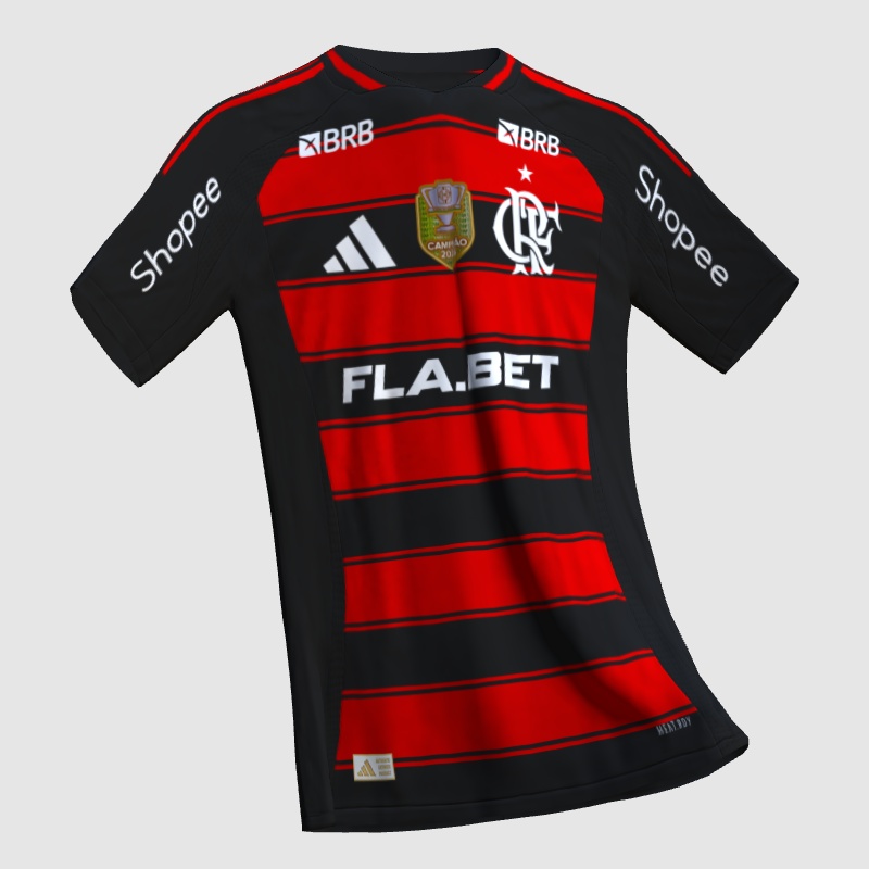 OFFICIAL: Flamengo x Adidas 2025 Home Authentic - FIFA Kit Creator Showcase