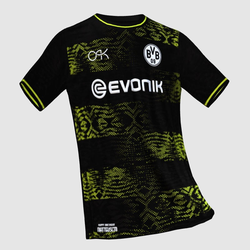OAK Sports X Borussia Dortmund 2025/26 Away (Alex) - FIFA Kit Creator ...